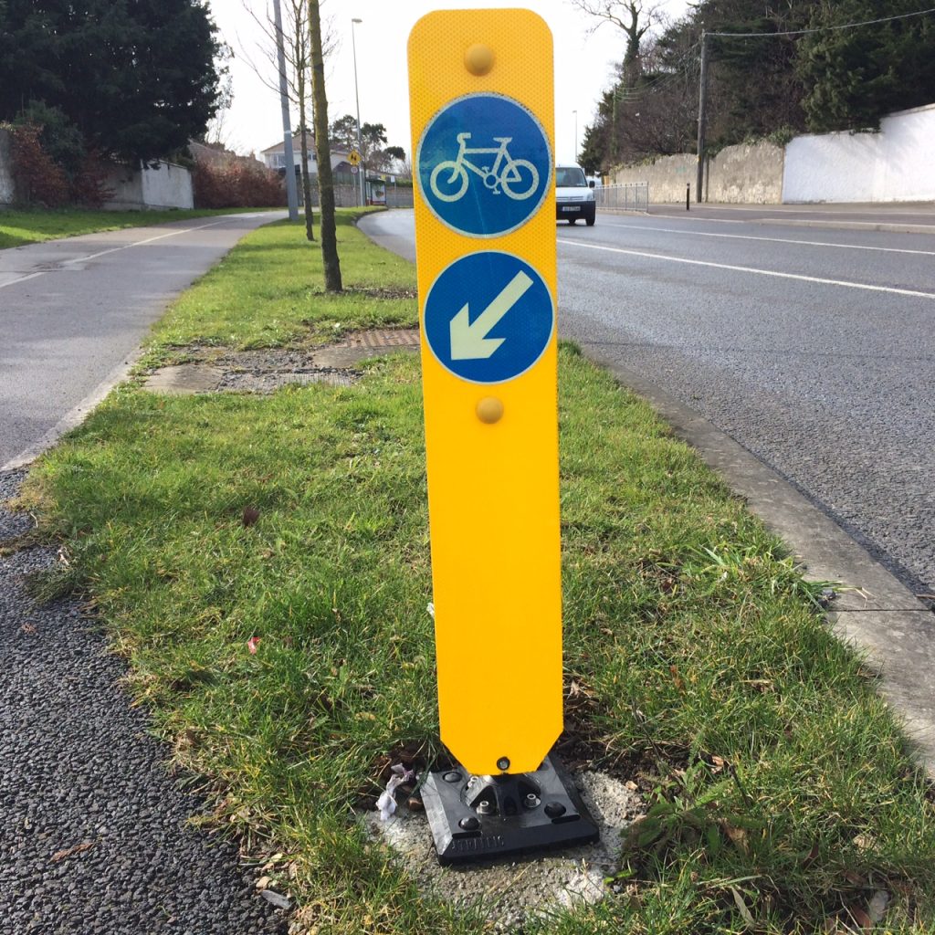 Narrow Hazard Marker Bollards | PWS Signs