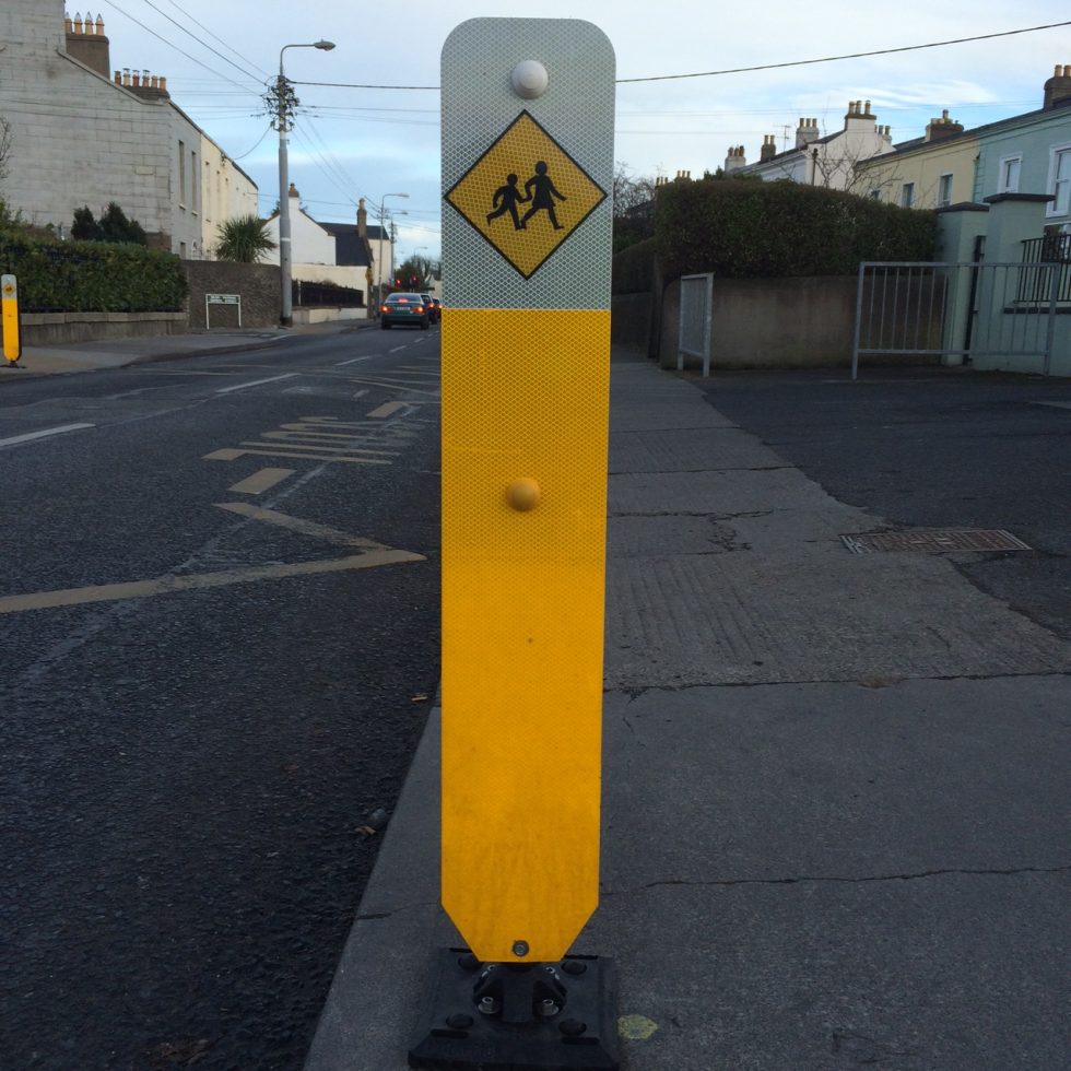 Narrow Hazard Marker Bollards | PWS Signs