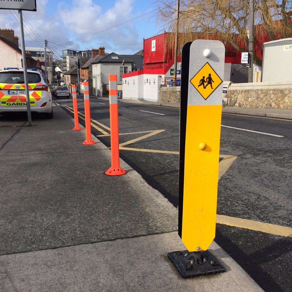 Narrow Hazard Marker Bollards | PWS Signs