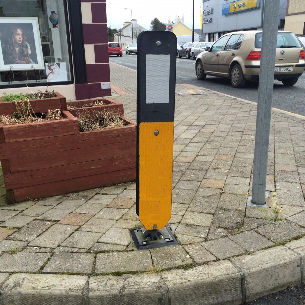 Narrow Hazard Marker Bollards | PWS Signs