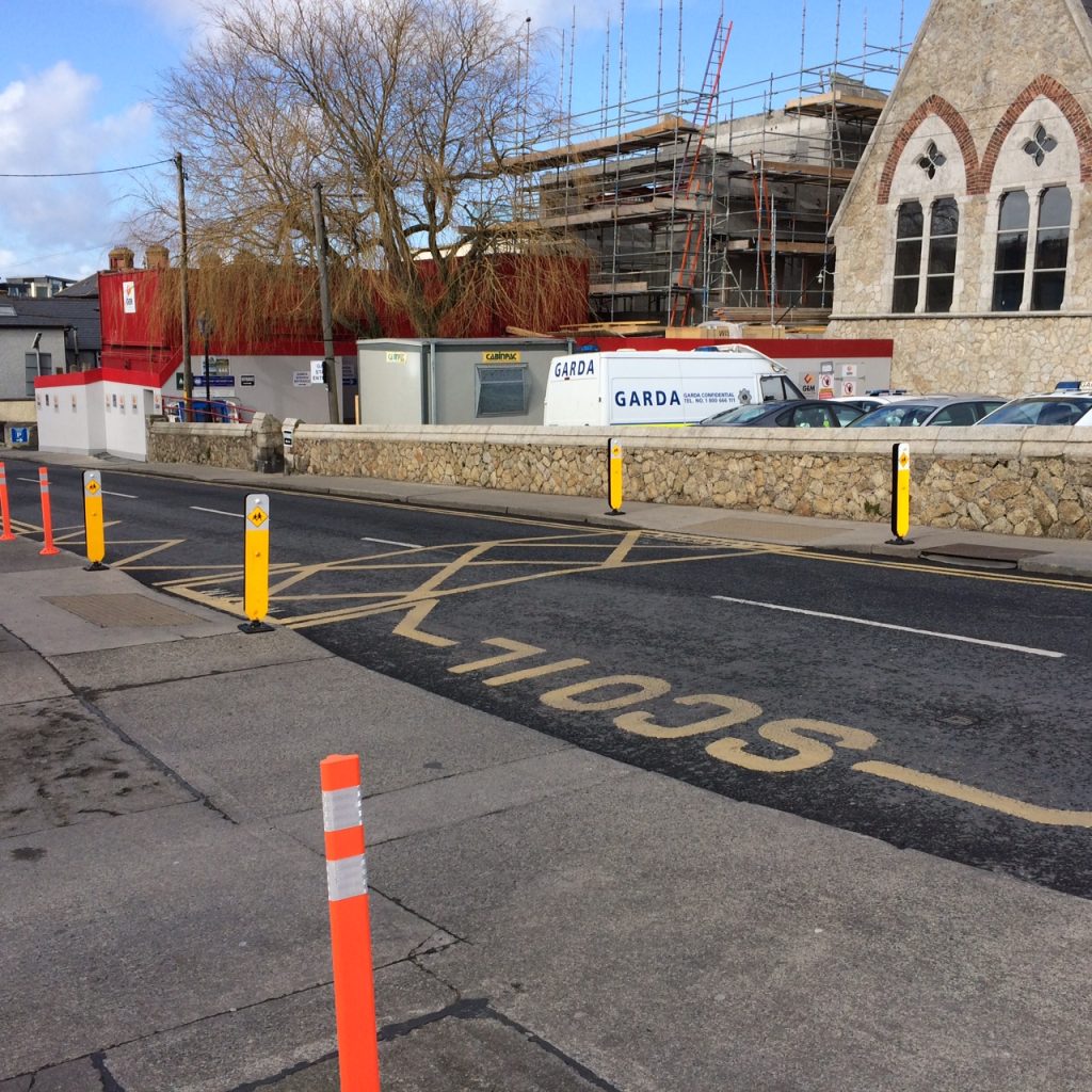 Narrow Hazard Marker Bollards | PWS Signs