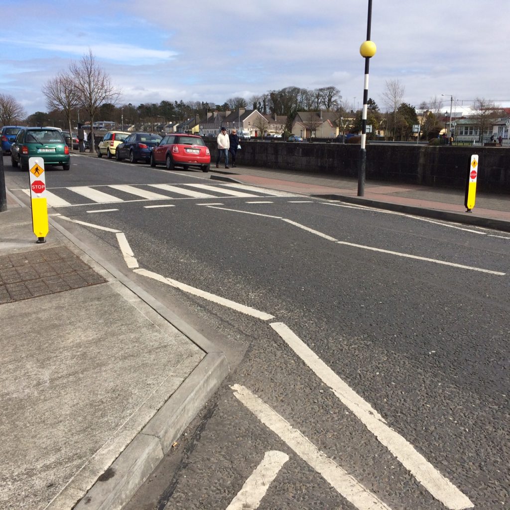 Narrow Hazard Marker Bollards | PWS Signs