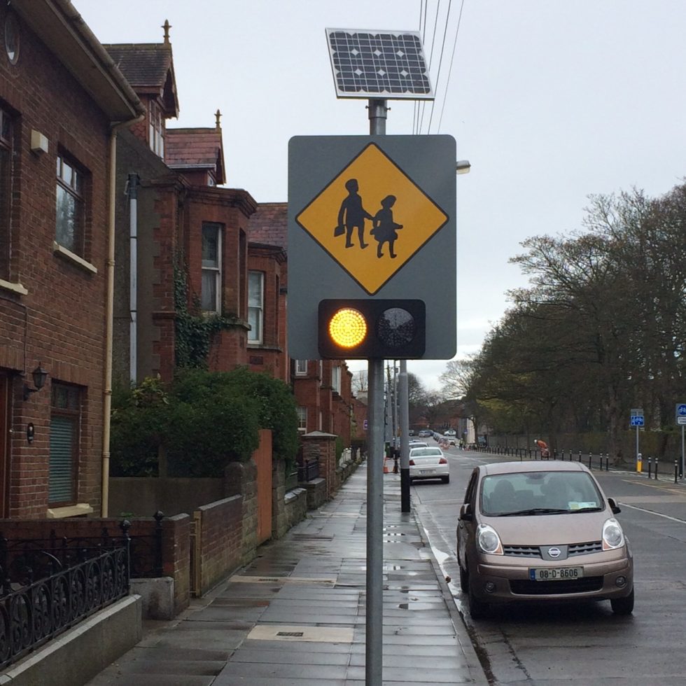 Flashing Amber Beacon School Signs | PWS Signs