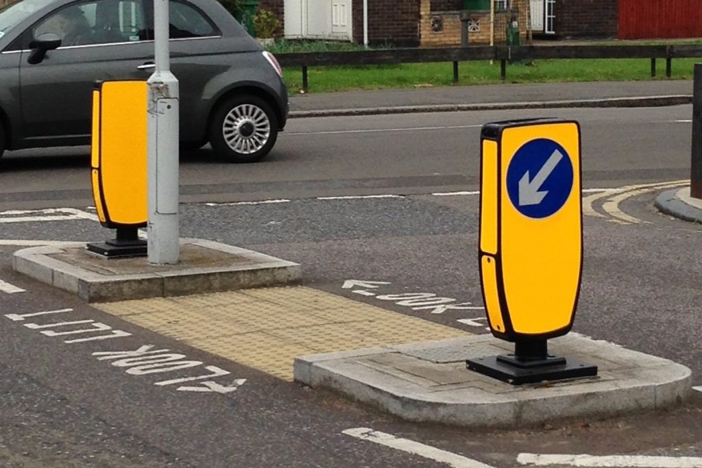 Evo-S Solar Powered Bollard | PWS Signs