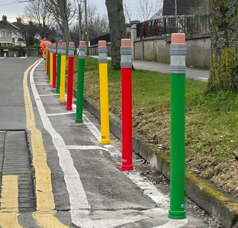 School Zone Screw-In Pencil Bollards | PWS Signs